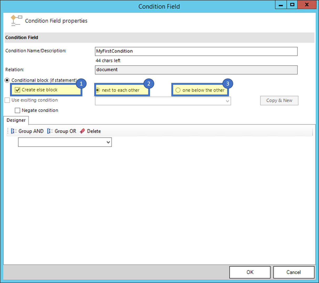 News.mscrm-addons.com Blog | Insert Condition Fields (Dynamics 36